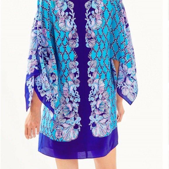 Lilly Pulitzer | Dresses | Lilly Pulitzer Shalynn Silk Caftan Dress ...